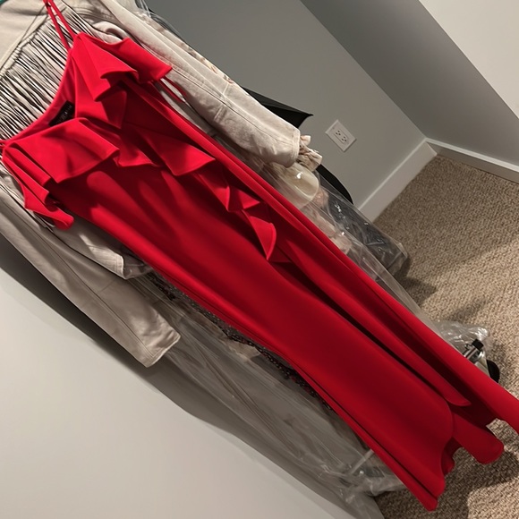 Betsy & Adam | Dresses | Betsy Adam Red Dress | Poshmark